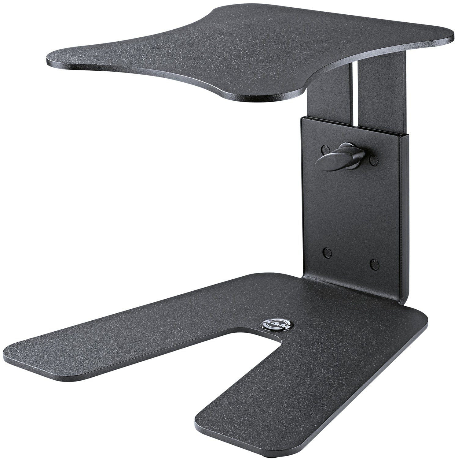 K&M 26774.000.56 Table Monitor Stand - 9.055 x 9.842 Inch Support Tray -Structured Black