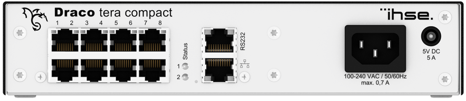 IHSE K480-08C 8 port Draco Tera Compact KVM matrix