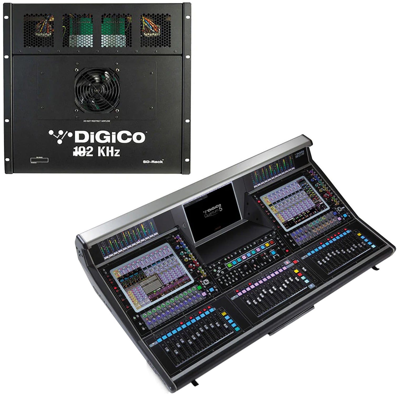 DiGiCo Quantum 5 Digital Mixing Console - MADI and One Multi-Mode Optics HMA