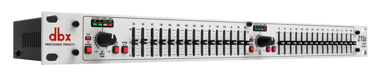 DBX 215S Dual Channel 15 Band Graphic Equalizer