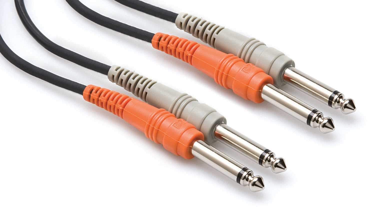 Hosa CPP-201 3 Ft Dual 1/4-Inch (M) to 1/4-Inch (M) Unbalanced Cable
