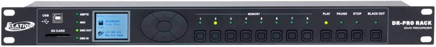 Elation DR-Pro Rack 19" Rack Mount DMX Recorder
