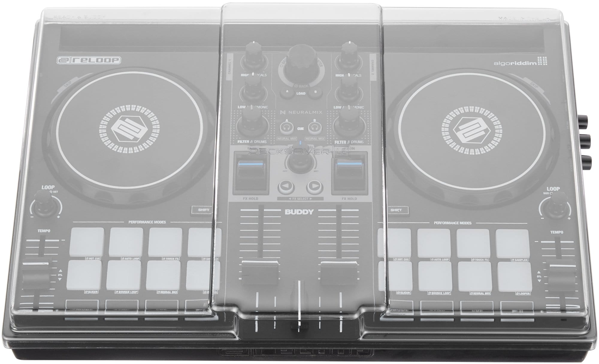 Decksaver LE Cover for Reloop READY & BUDDY DJ Controllers