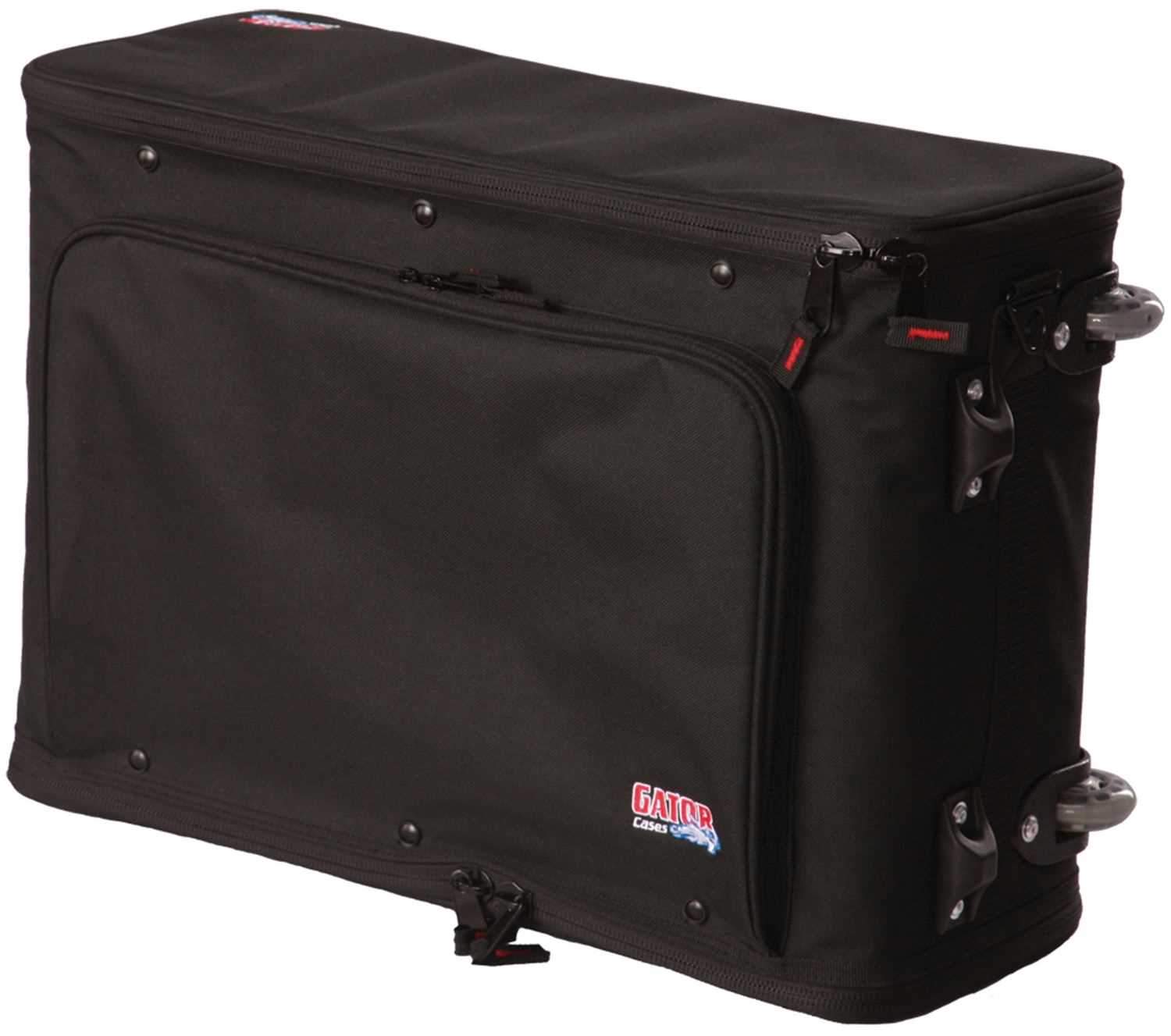 Gator GRSTUDIO2GOW 2 Space Dlx Rack Bag with Wheels | Solotech