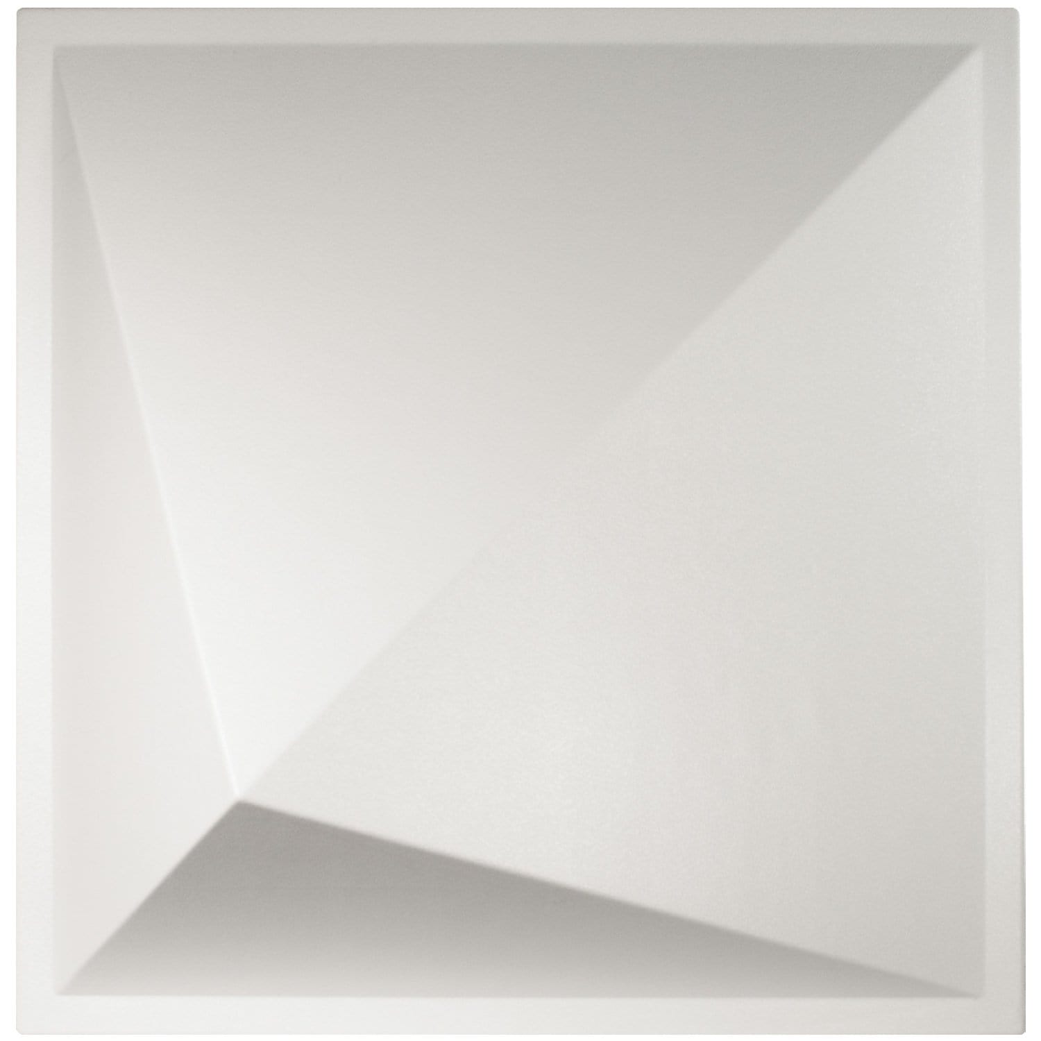Ultimate Acoustics UAPYDWT Diffuseur Pyramide Blanc