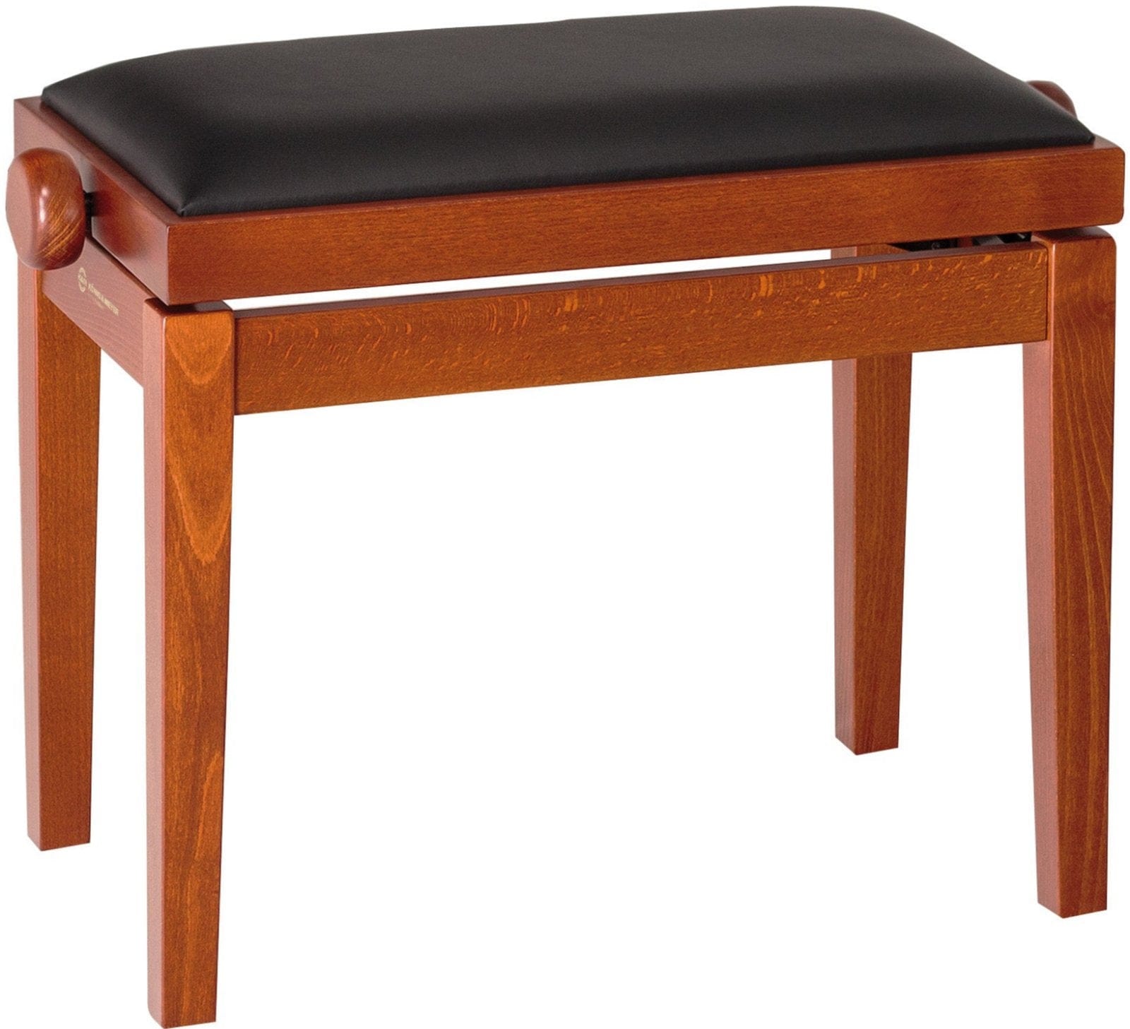 K&M 13740.000.28 Wooden Frame Piano Bench - Cherry Matte – Solotech
