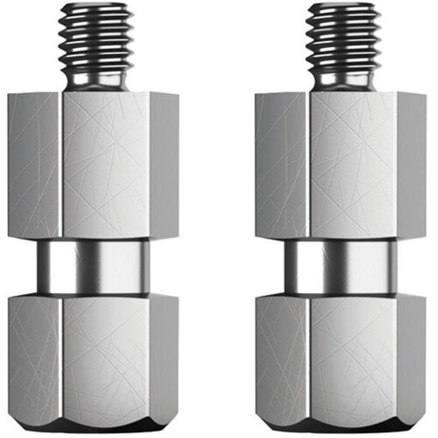 K&M 23903.100.29 Threaded Bolt - 1/4 Inch Thread - Zinc Plated (2 ...