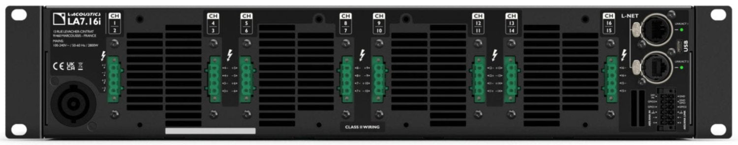 L-Acoustics LA7-16I-US Install Amplified Controller - 16x 1300 Watt at ...