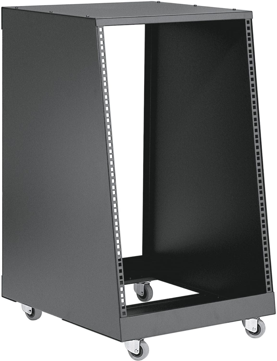 K&M 48260.016.55 Rack with Casters - 16 Spaces - Black – Solotech