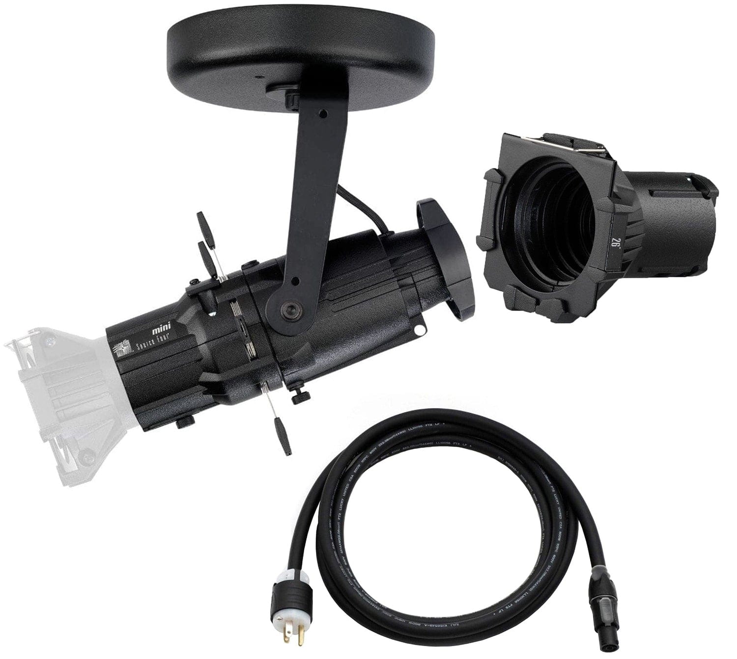 ETC Source Four Mini Gallery LED Ellipsoidal 2700 K - 26-Degree Lens ...