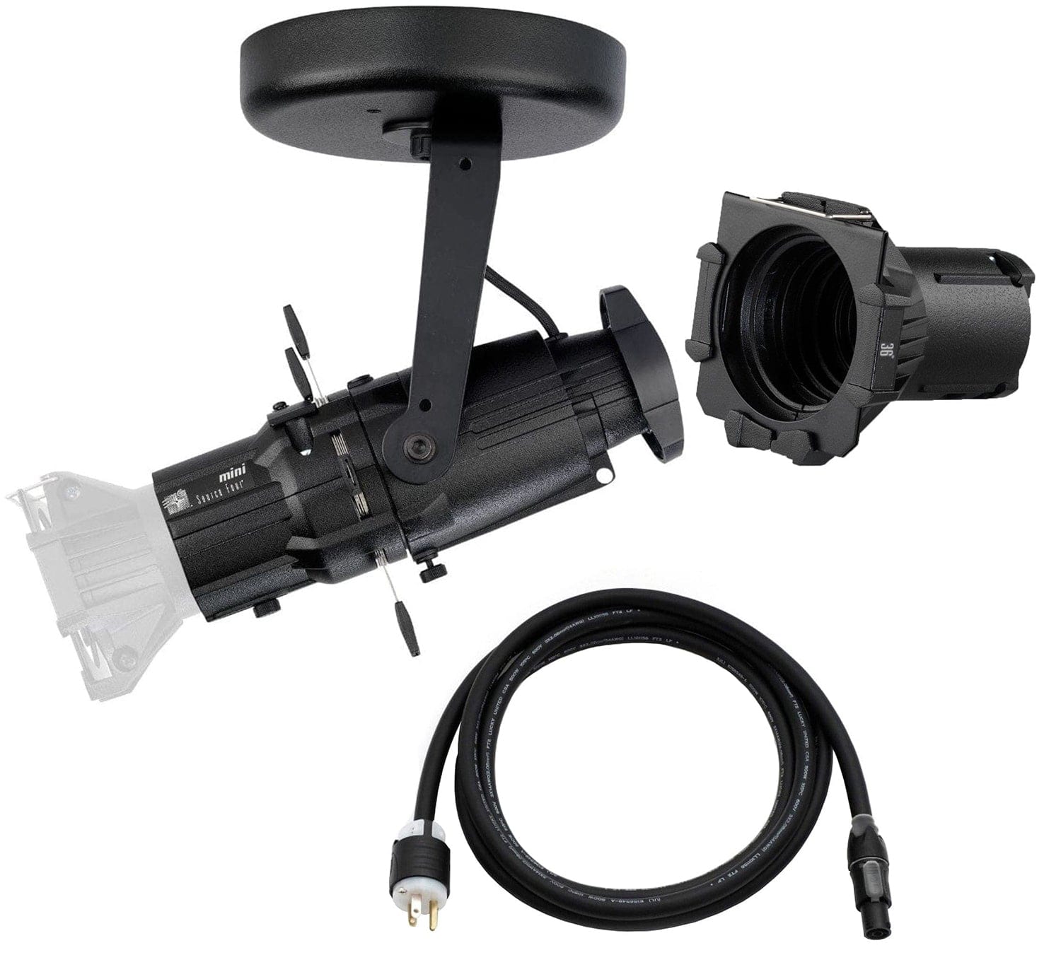 ETC Source Four Mini Gallery LED Ellipsoidal 2700 K - 36-Degree Lens ...