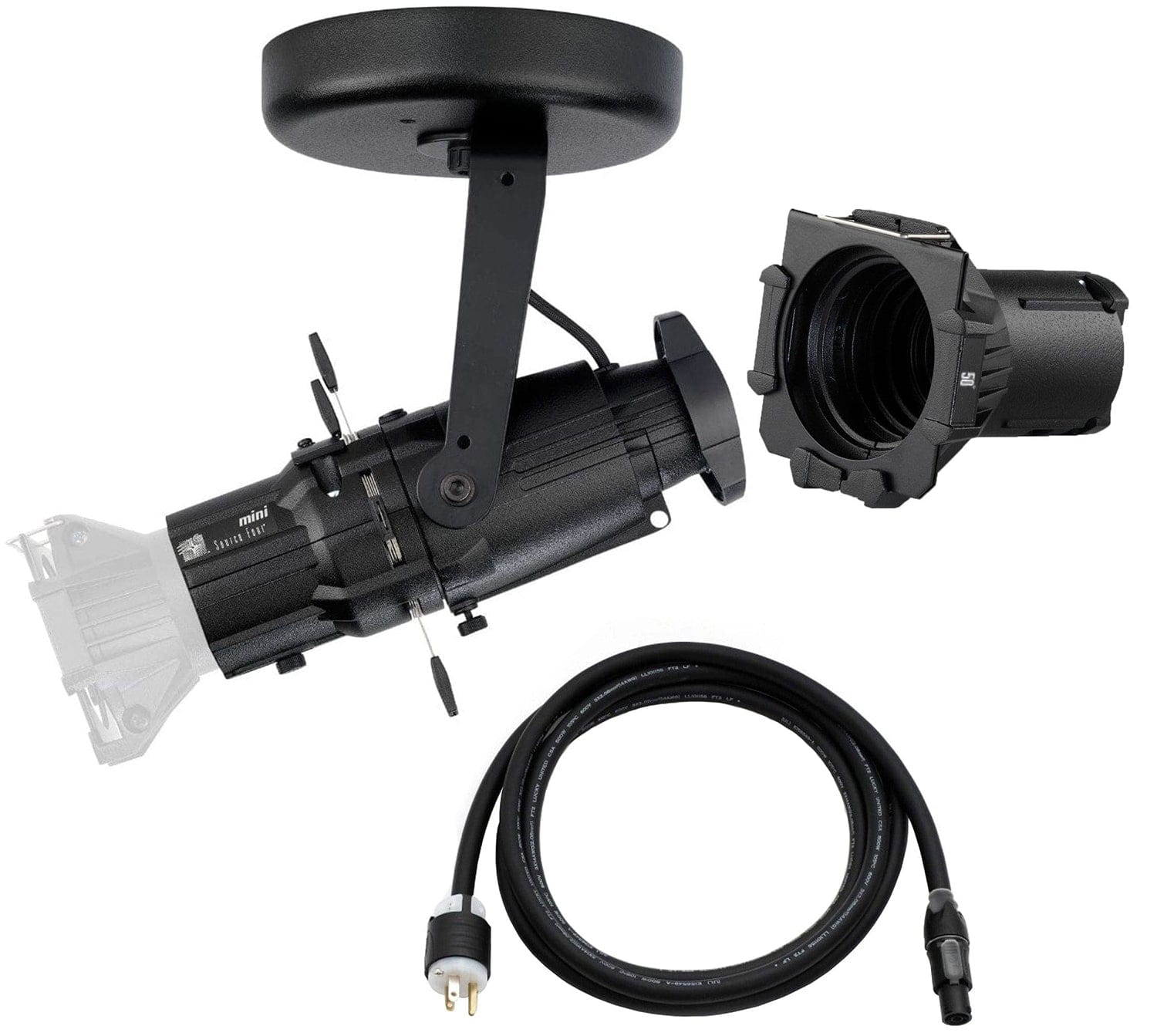 ETC Source Four Mini Gallery LED Ellipsoidal 2700 K - 50-Degree Lens ...