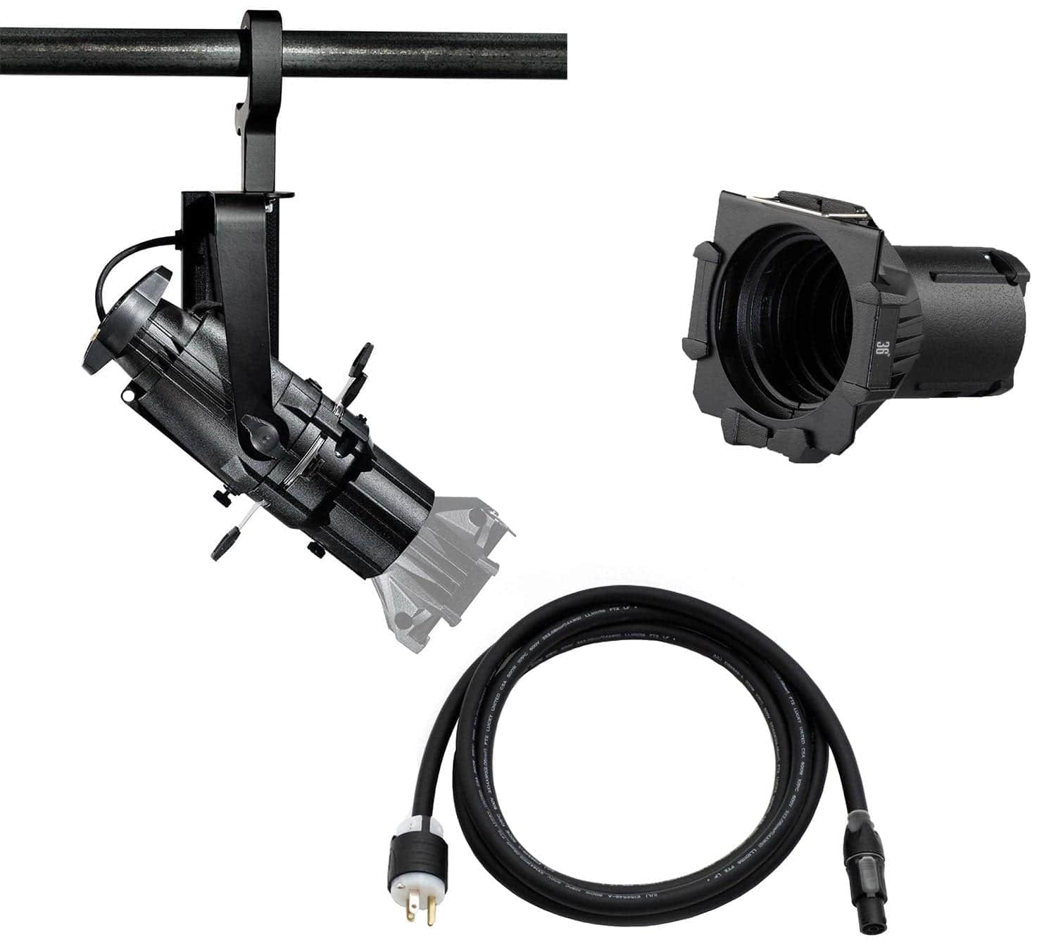 ETC Source Four Mini Gallery LED Ellipsoidal 2700 K - 36-Degree Lens ...