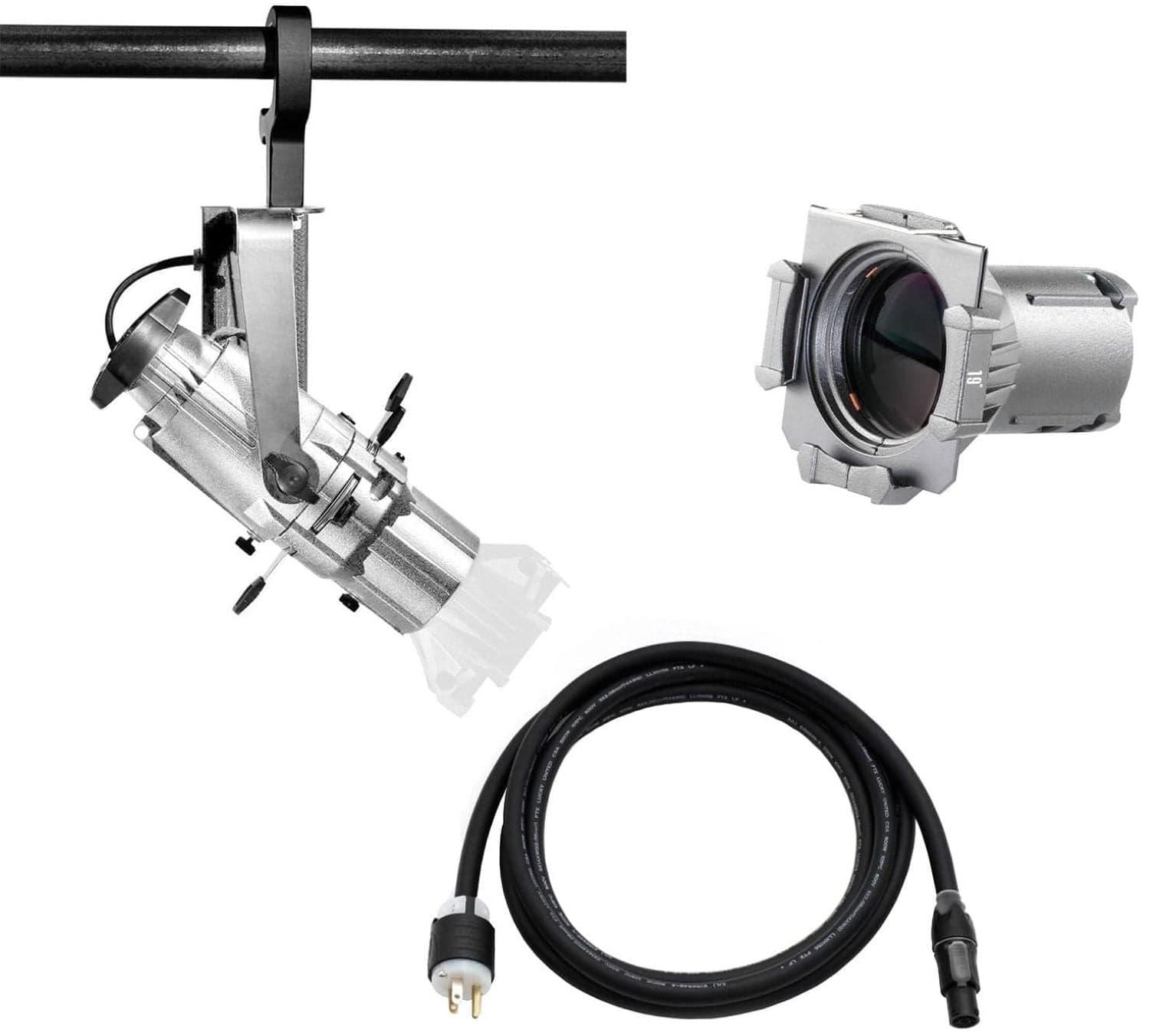 ETC Source Four Mini LED Ellipsoidal 4000 K with 19-Degree Lens Tube ...