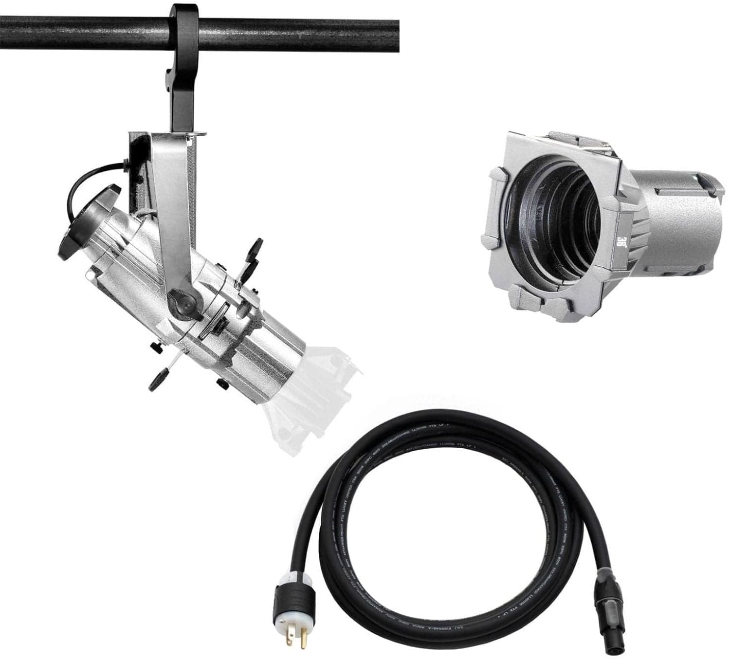 ETC Source Four Mini LED Ellipsoidal 4000 K with 36-Degree Lens Tube ...