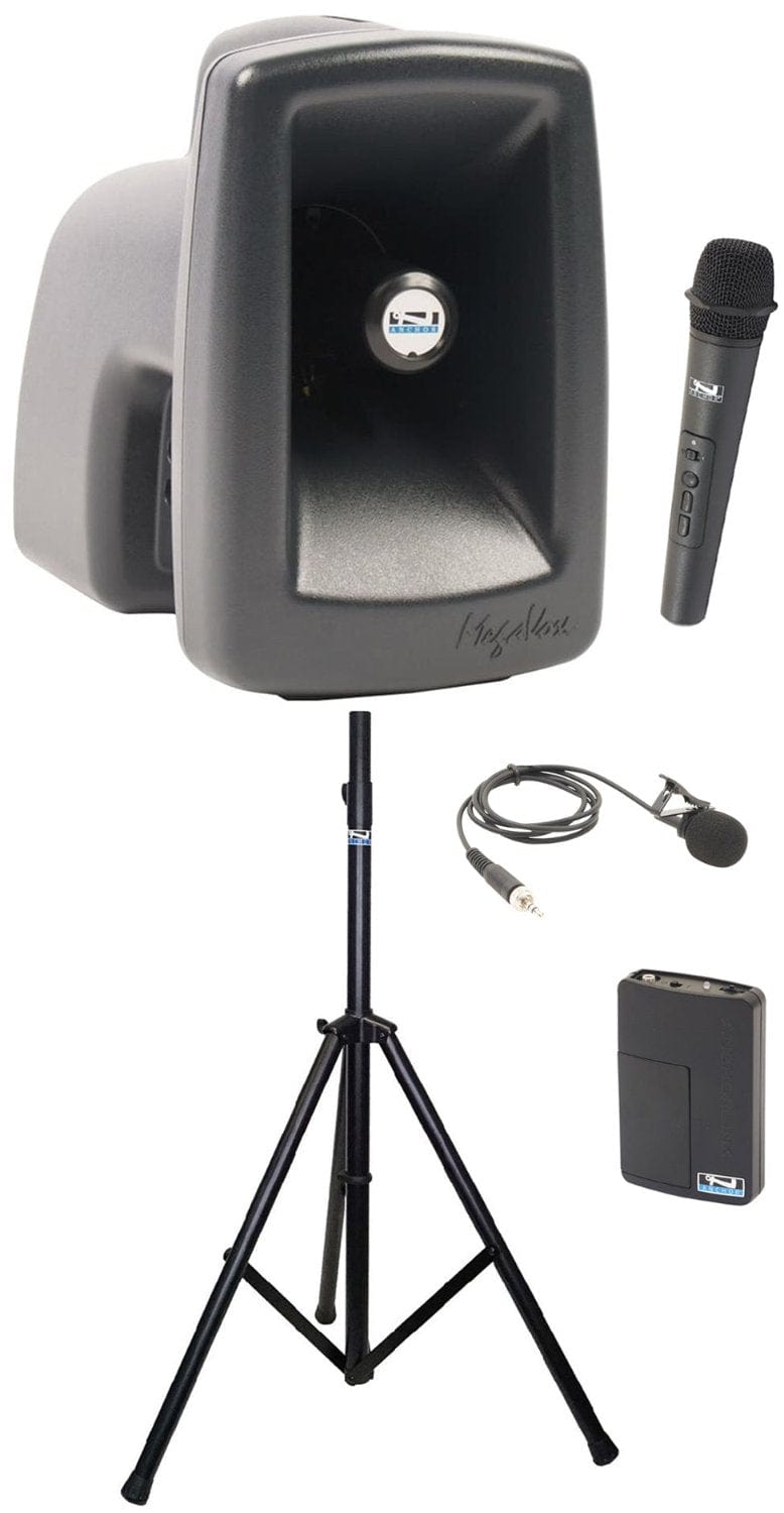 Anchor Audio 511230 MegaVox System 2 - Handheld / Lapel Wireless ...