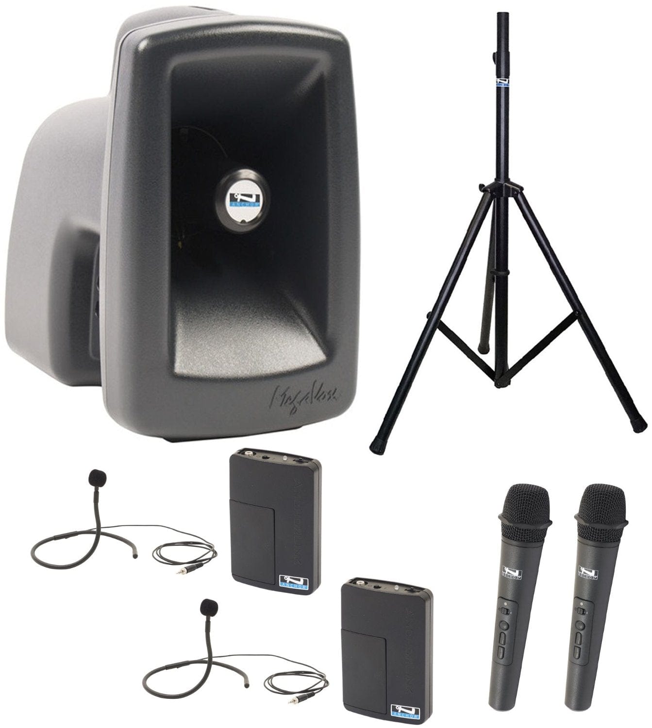 Anchor Audio 515435 MegaVox System X4 - Anchor-Air / 2x Handheld / 2x ...