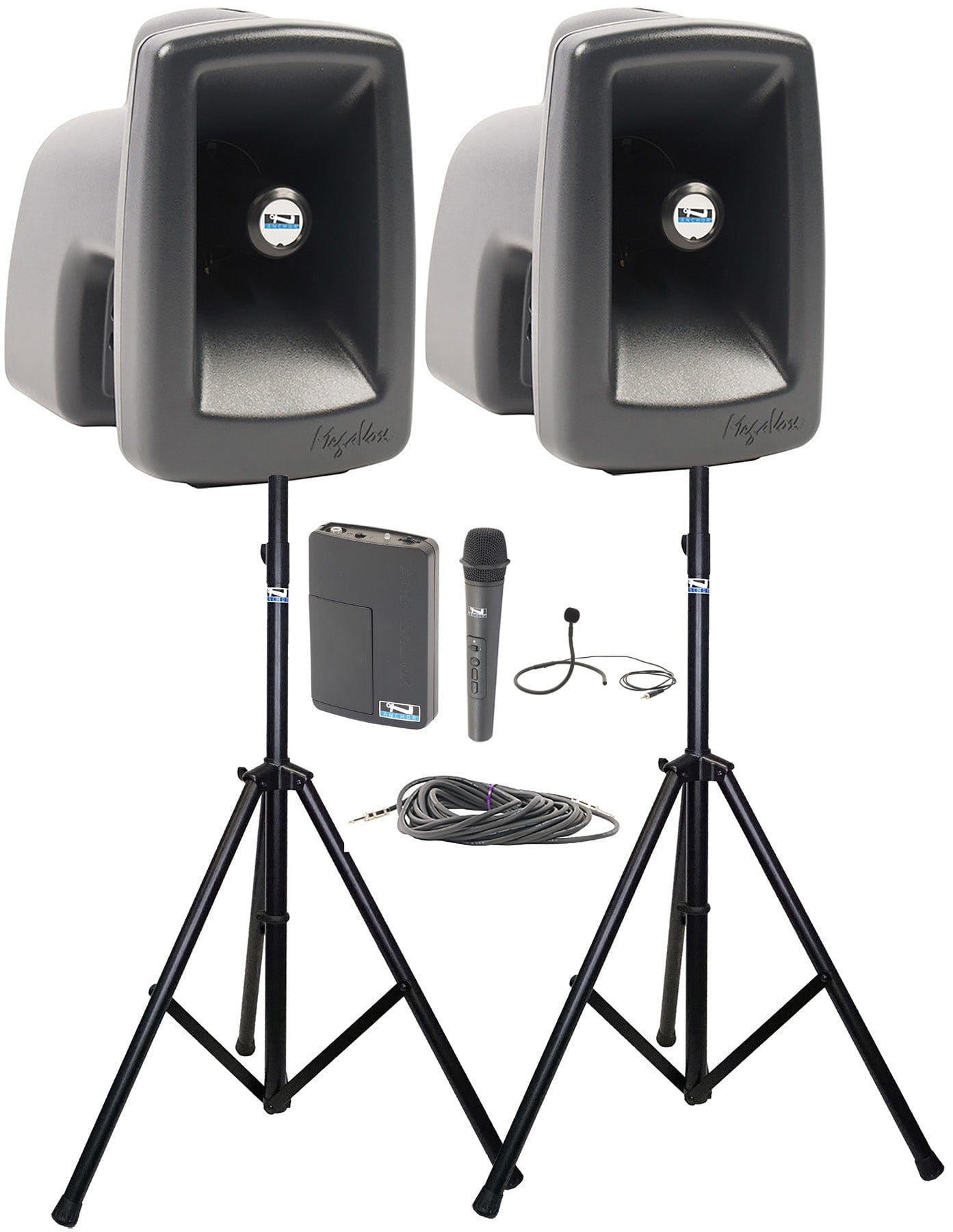 Anchor Audio 545235 MegaVox Pair COMP 2 - Handheld / Collar Wireless ...