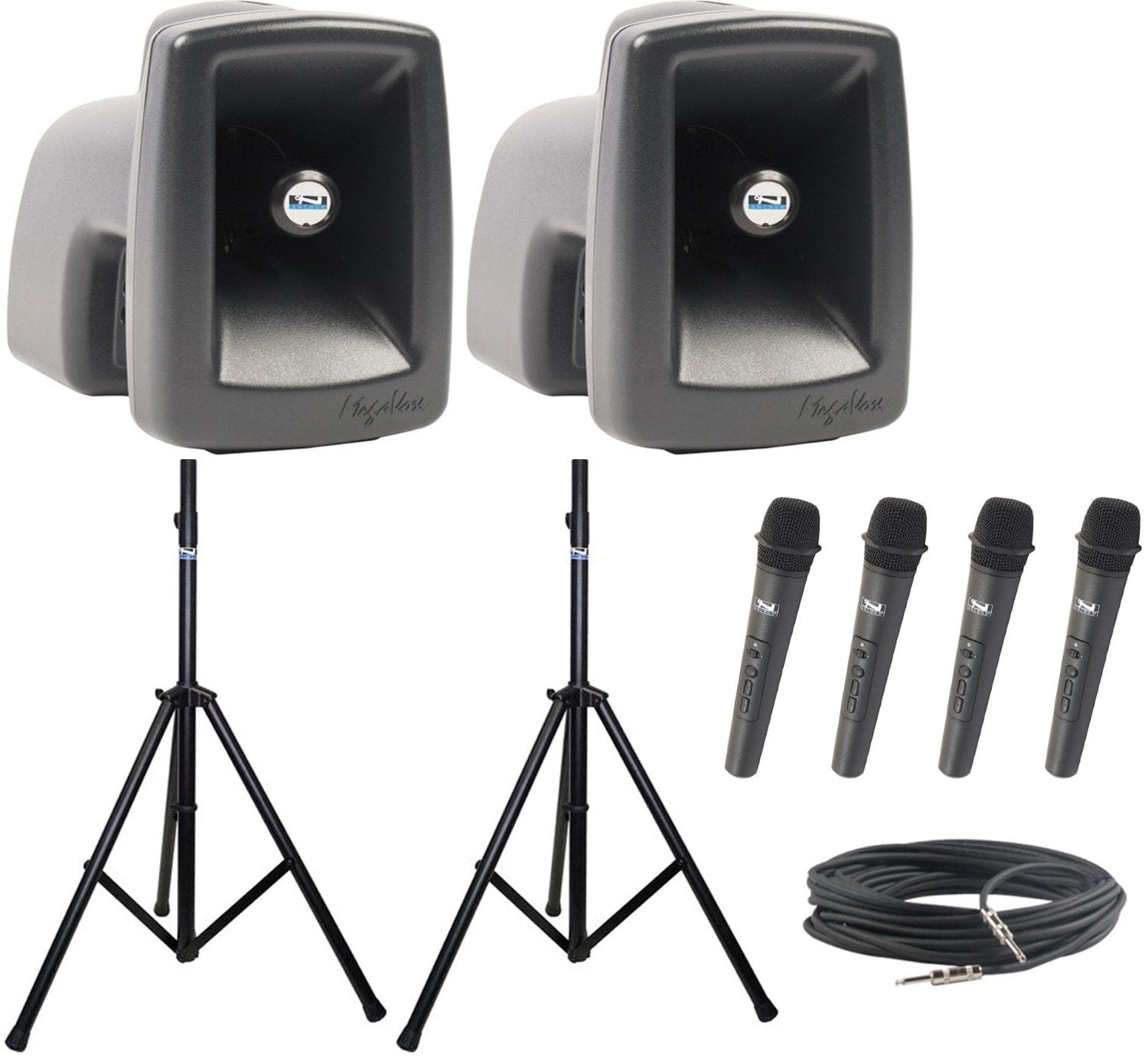 Anchor Audio 545400 MegaVox Pair COMP 4 - 4x Handheld Wireless Microphones
