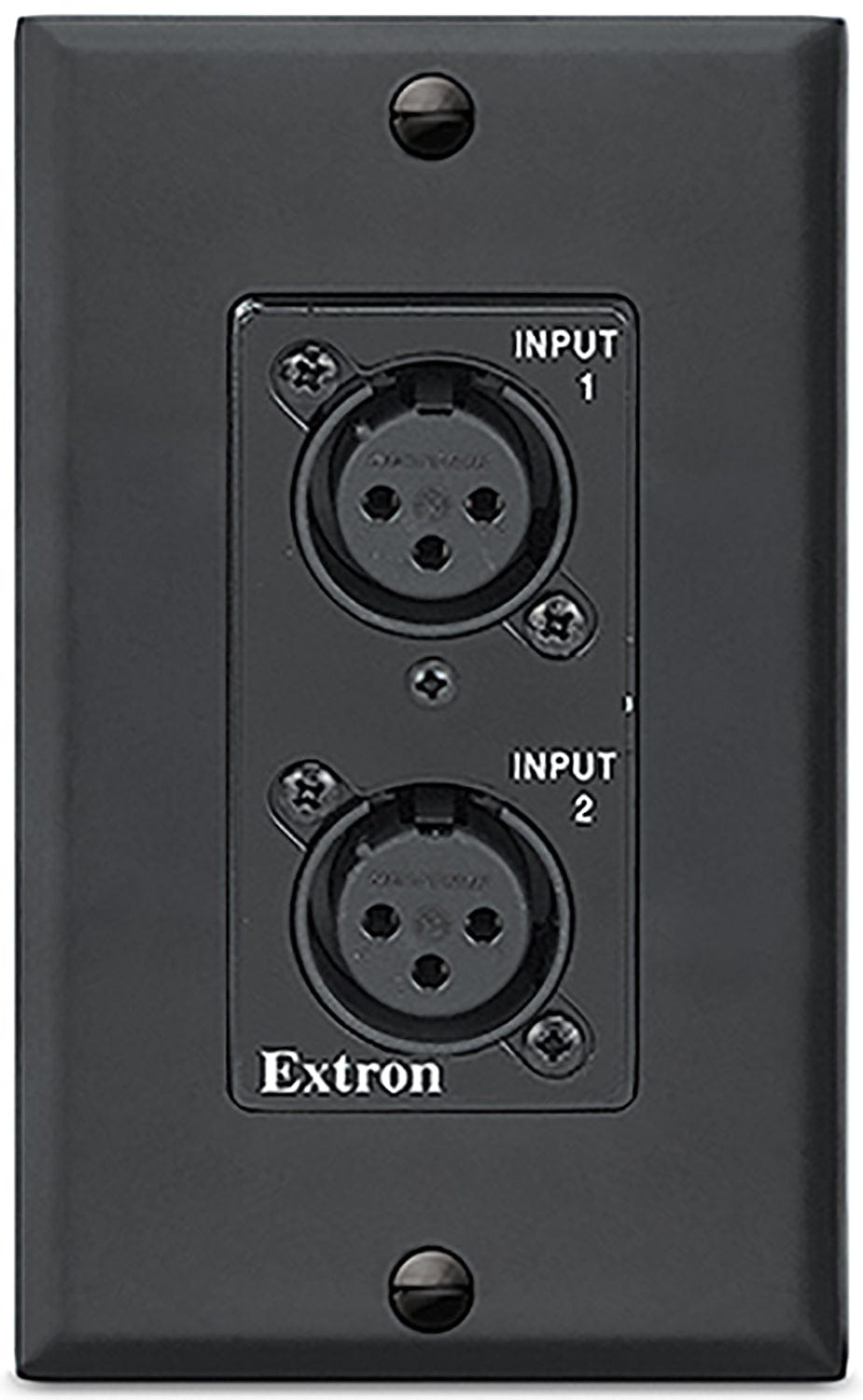 Extron 60-1517-02 2-In 2-Out Dante Audio Interface - Decorator - Black