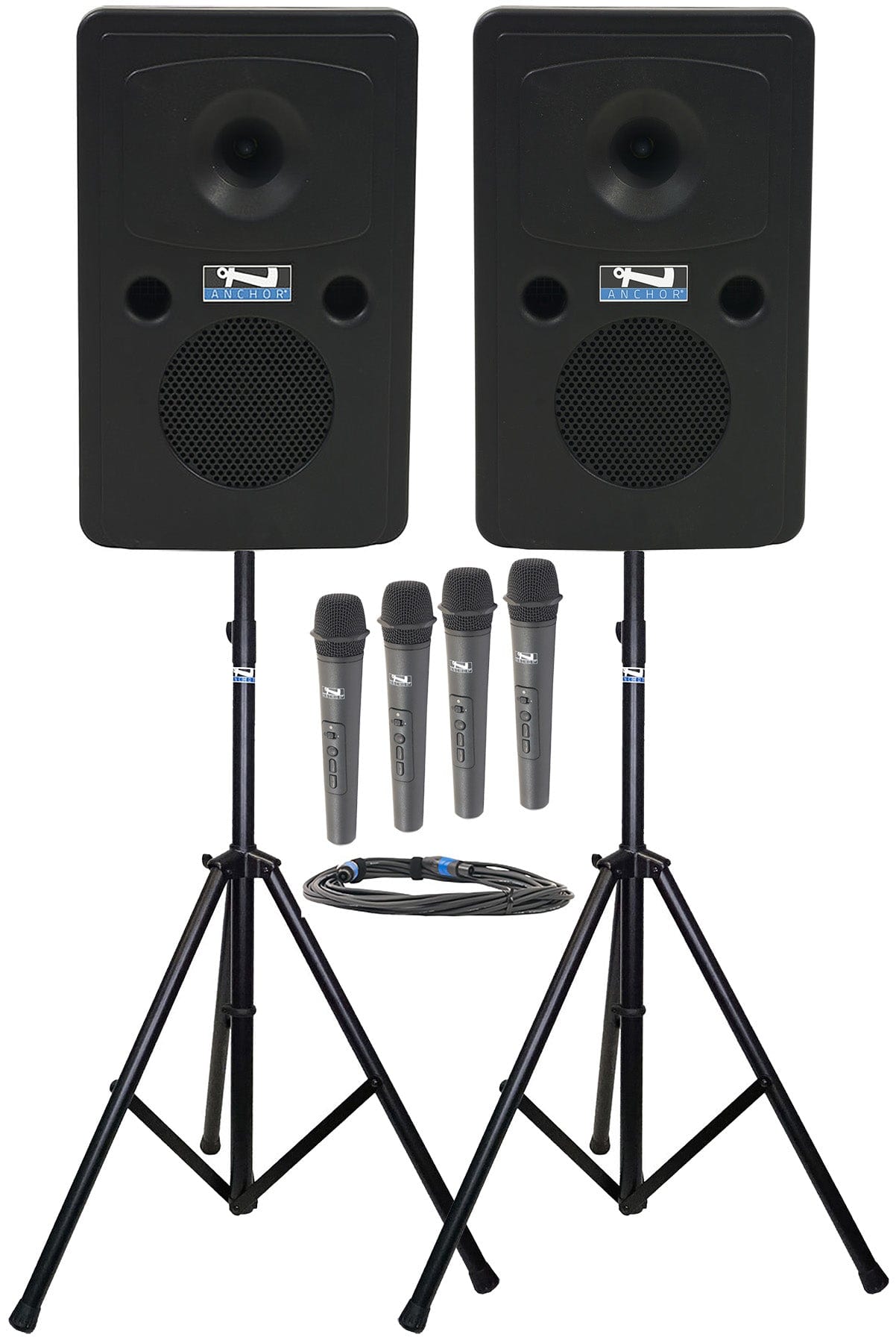 Anchor Audio 645400 Go Getter 2 Pair COMP 4 - 4x Handheld Wireless ...