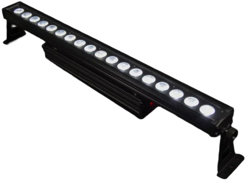 Environmental Lights 6-in-1 Wall Wash Bar - RGBWA+UV - 18 LEDs - 1 met