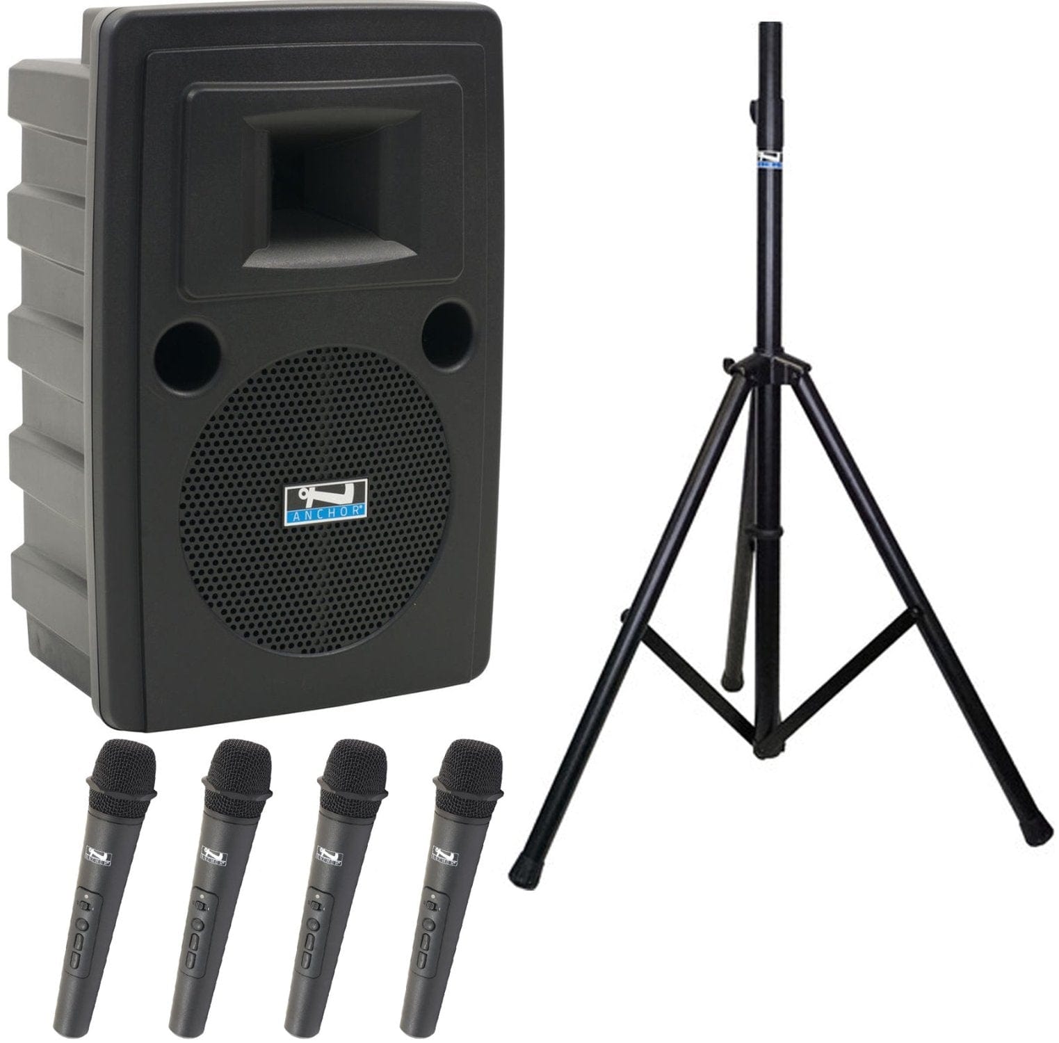 Anchor Audio 712400 Liberty 2 System 4 - 4x Handheld Wireless Microphones