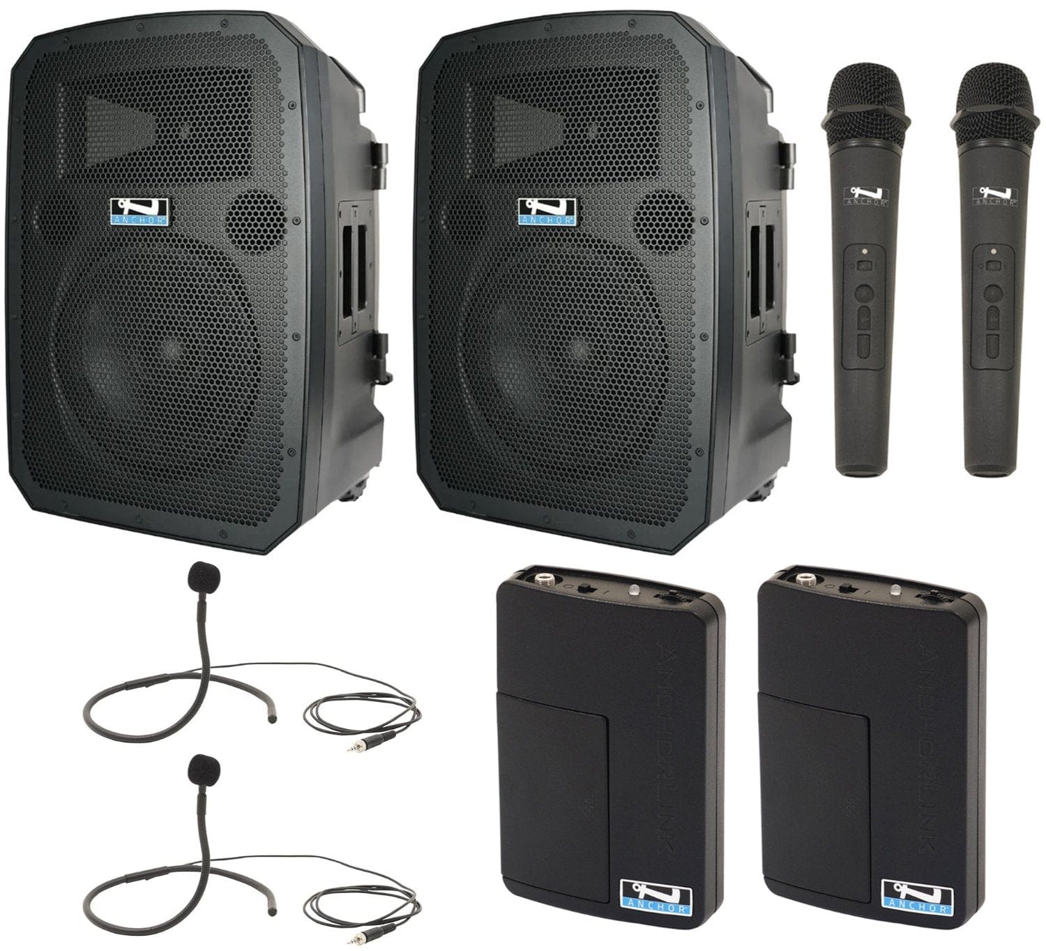 Anchor Audio 783435 Liberty 3 Hub Pair - AnchorLink 3 / AnchorFlex / 2x ...