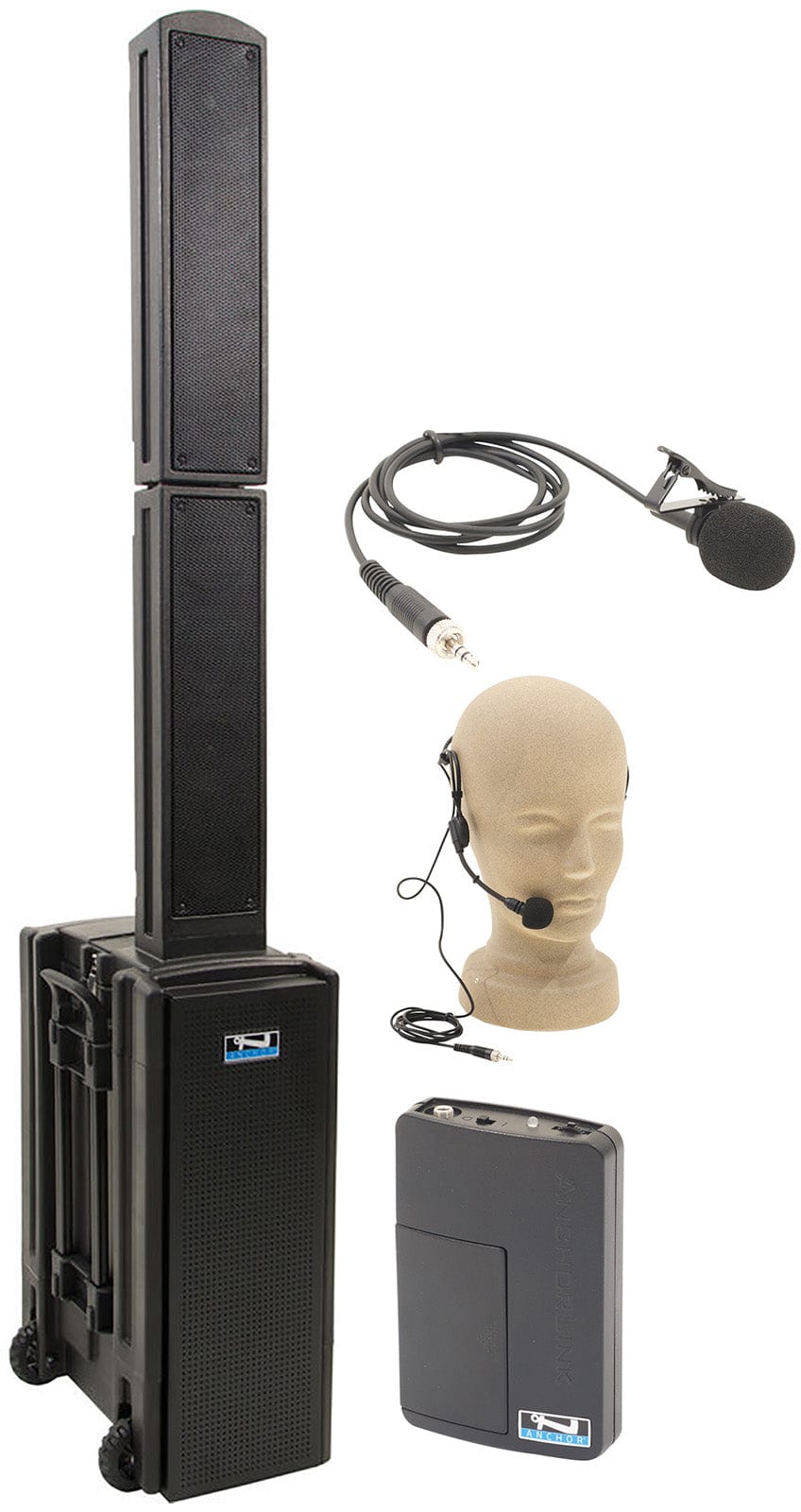 Anchor Audio 814190 Beacon 2 System X1 - Anchor Air / Lapel / Headband ...