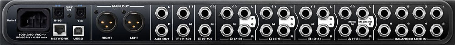 MOTU Monitor 8 Monitor Mixer / Headphone Amp and USB-2 / AVB Audio ...