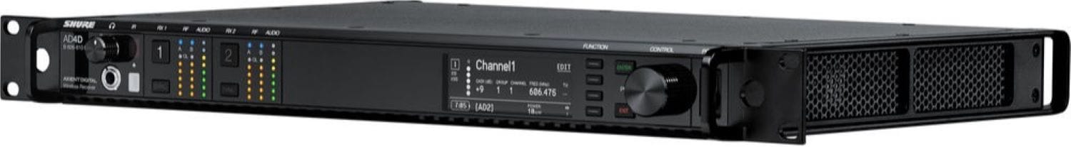 Shure Axient AD4DNP Two-Channel Digital Wireless Receiver - B Band