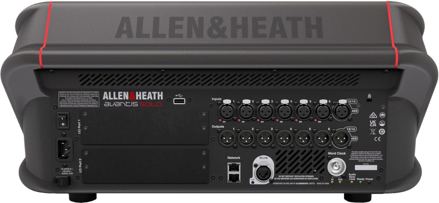 Allen & Heath AH-AVANTIS-SOLO-W-DPACK 64 Input Channel HD Touchscreen ...