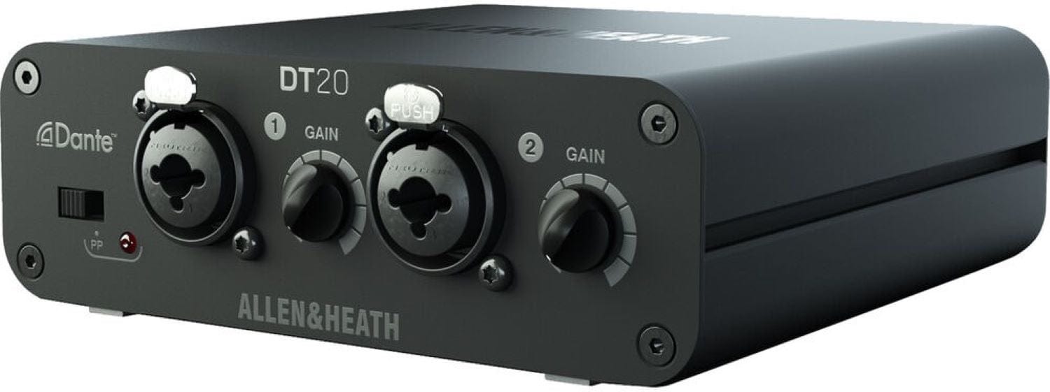 Allen & Heath AH-DT-20-X 2-In Dante Input Expander with dLive 96kHz Mic ...