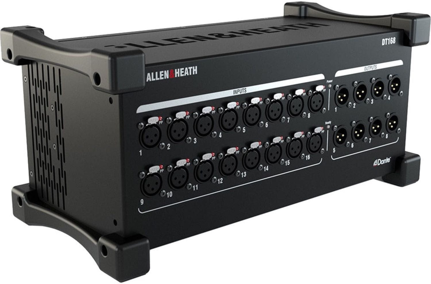Allen & Heath AH-DT168 16 Input x 8 Output Dante Audio Expander with ...