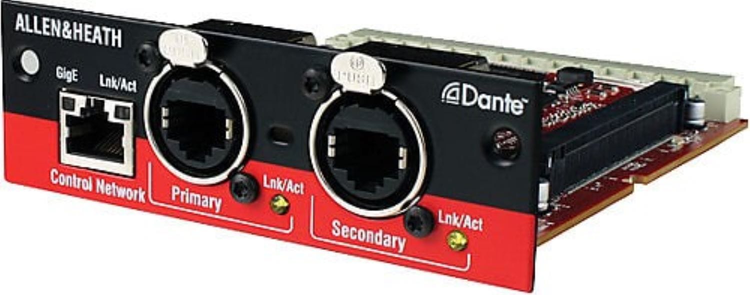 Allen & Heath AH-M-DANTE-A 64 X 64 Dante Card 48kHz / Requires DL-ADAPT ...