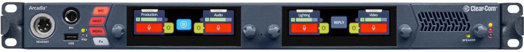 Clear-Com Arcadia Central Station 112 Licensed Ports 1RU with HelixNet ...