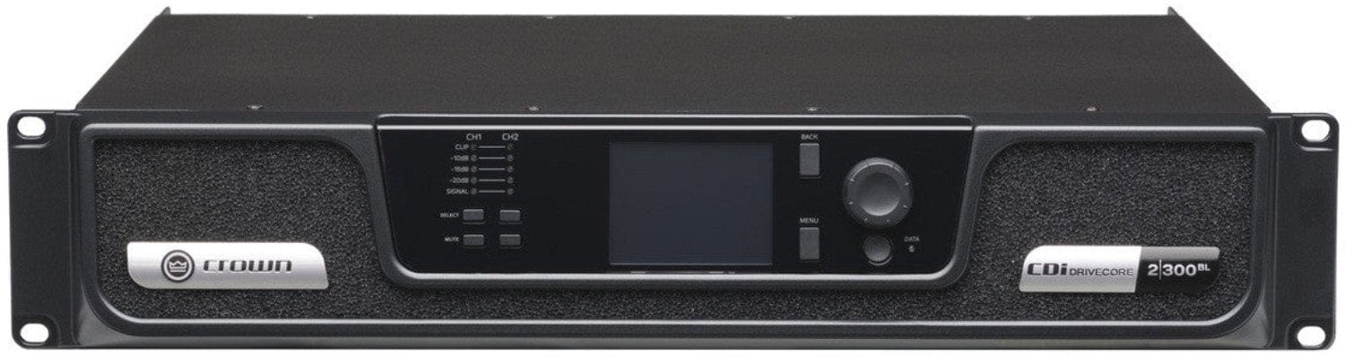 Crown CDi2x300 2-Channel 300 Watt Power Amplifier with BLU Link – Solotech