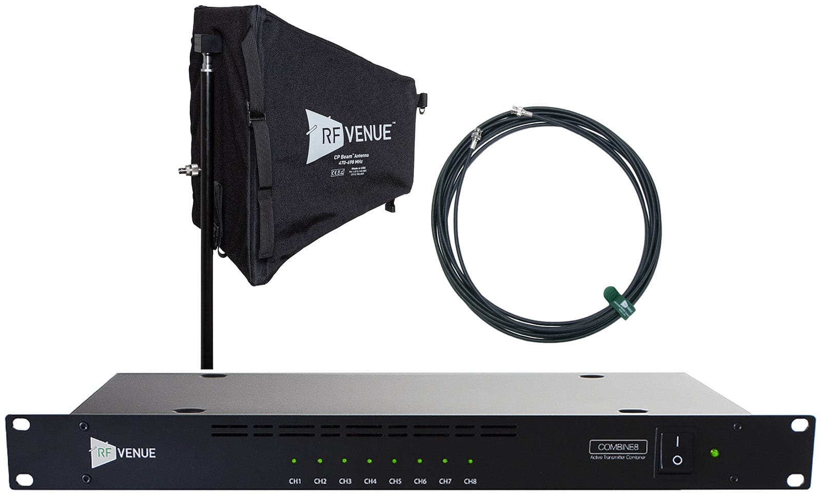 RF Venue 8-Channel In-Ear Monitor Upgrade Pack with COMBINE8 / Antenna ...