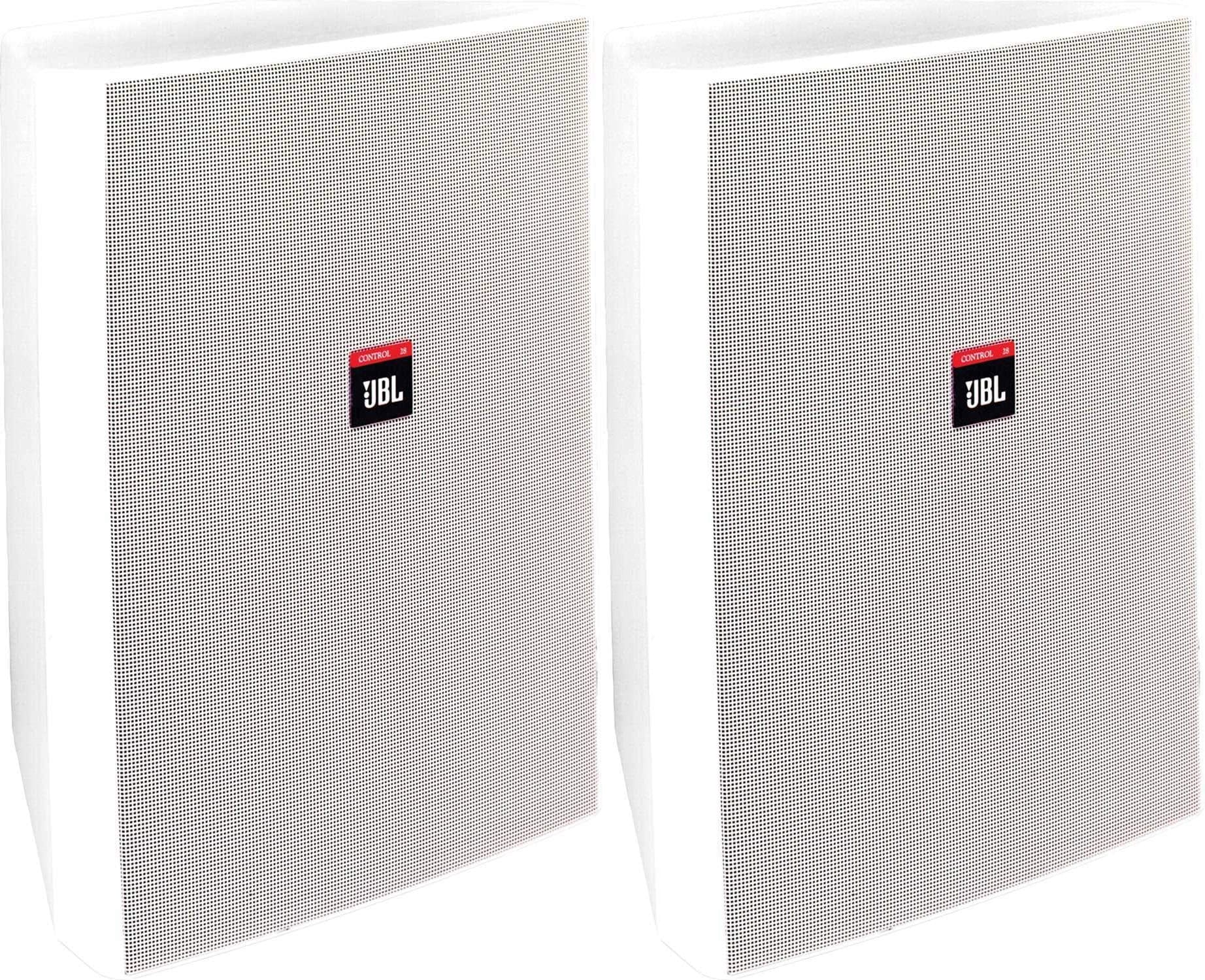 JBL CONTROL-28-W 8-Inch 2-Way Speaker Pair - White