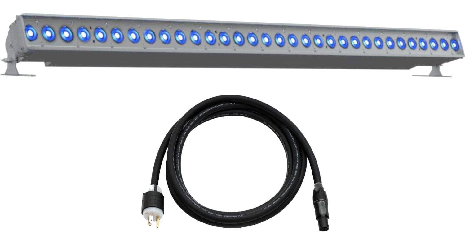 ETC CSLINEAR4DB-5 ColorSource Linear 4 Deep Blue with 5-Pin DMX/XLR and ...