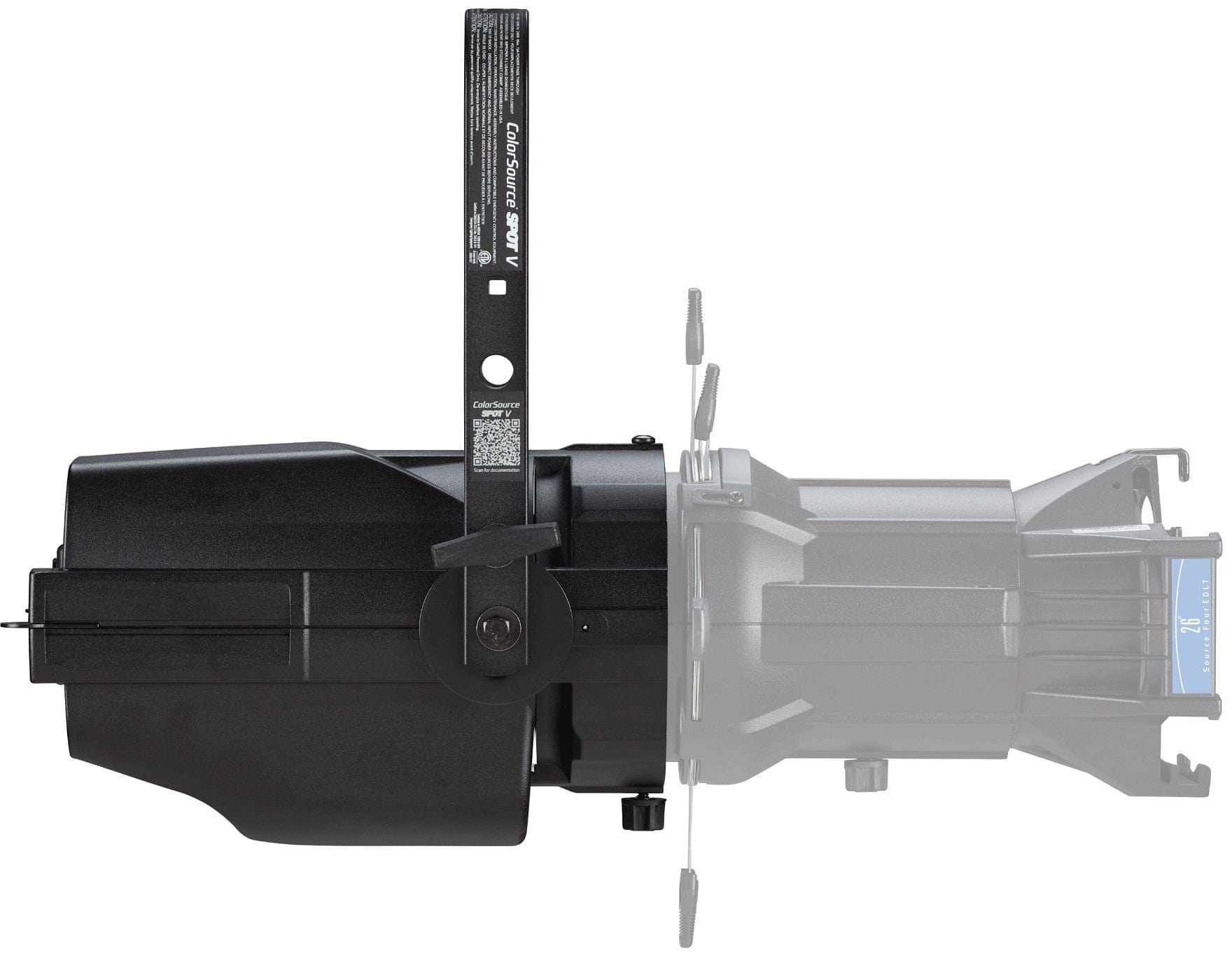 ETC CSSPOTVMV ColorSource Spot V with Multiverse, Light Engine Only - Black