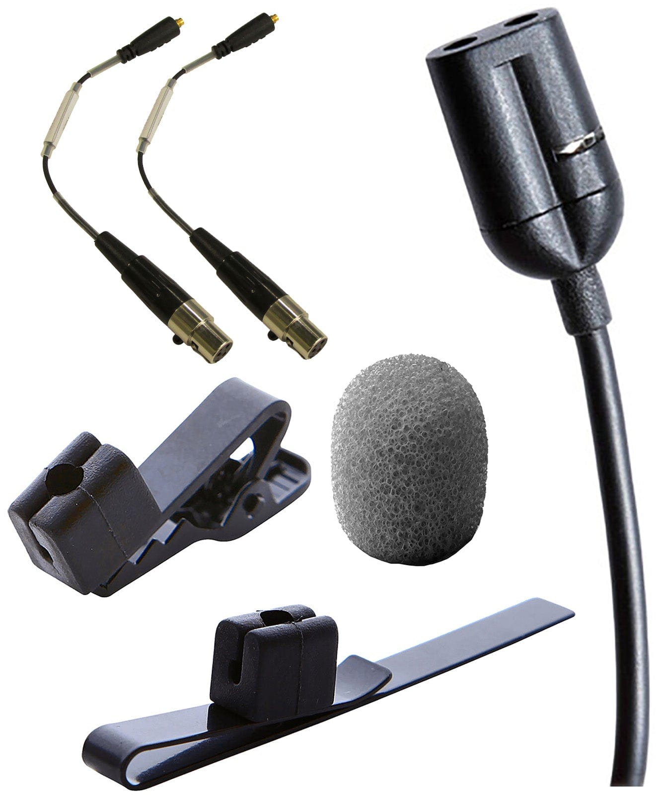Point Source Audio CX2-8L-XLE Dual Pattern Lavalier Mic with X ...