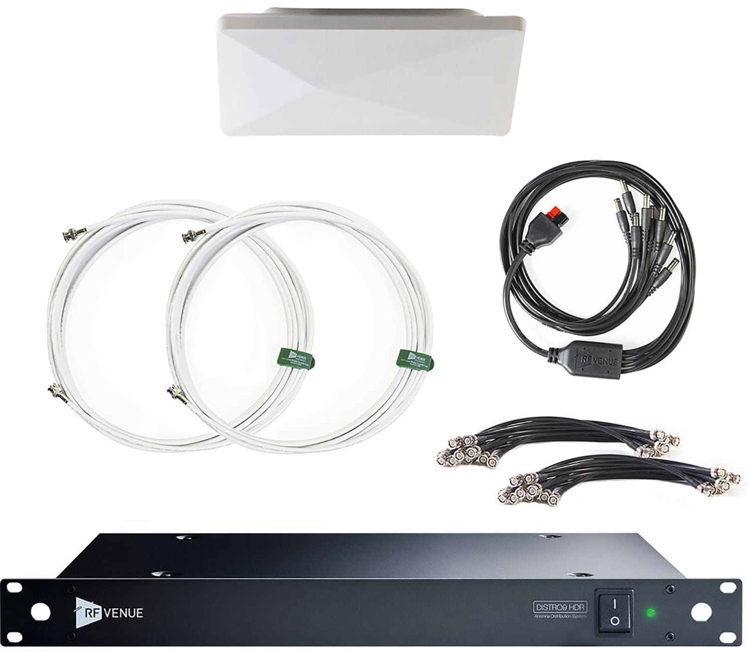 RF Venue D-ARCD9 Diversity Architectural Antenna and DISTRO9 HDR UHF ...