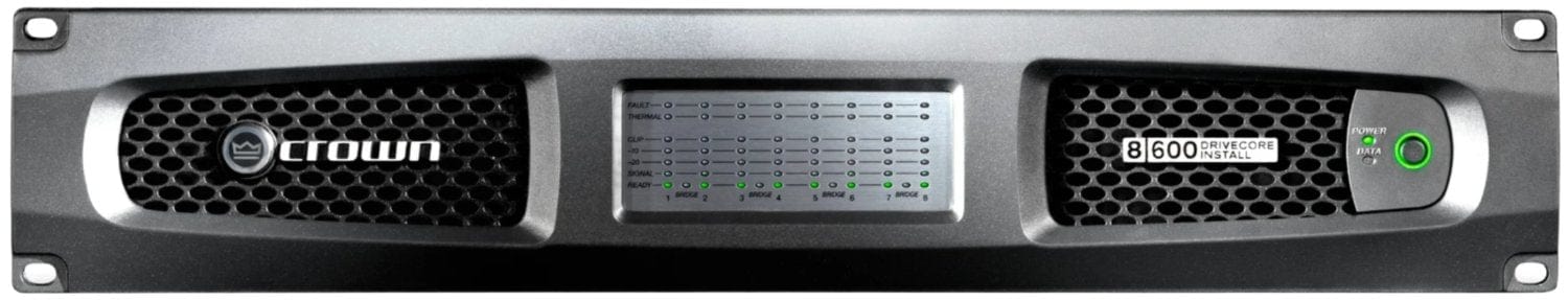 Crown DCI8X600 8 Channel 600 Watt 4 Ohm Analog Power Amplifier - 70/100 ...