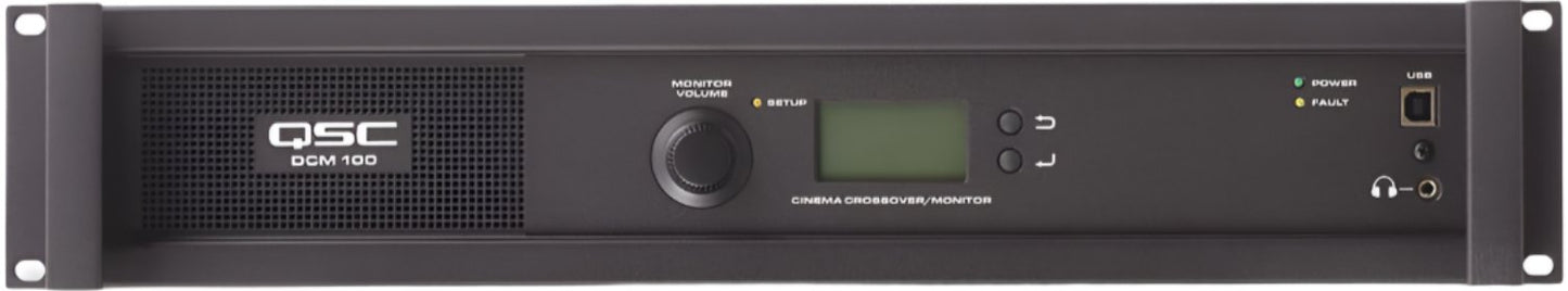 Q-SYS DCM-100 8-Channel Digital Cinema Audio Processor