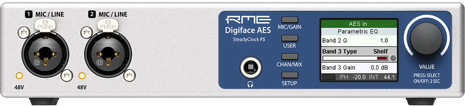 RME DIGIFACE-AES 24 Bit/192 kiloHertz USB Interface with AES/EBU/SPDIF ...
