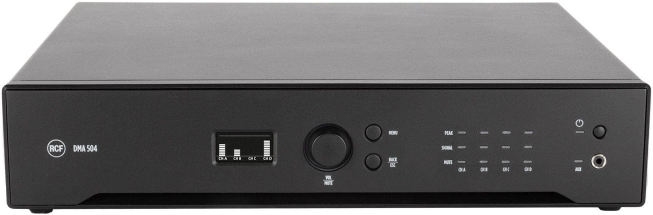 RCF DMA 504 4 Channel Digital Matrix Power Amplifier - 4x 500 Watt ...