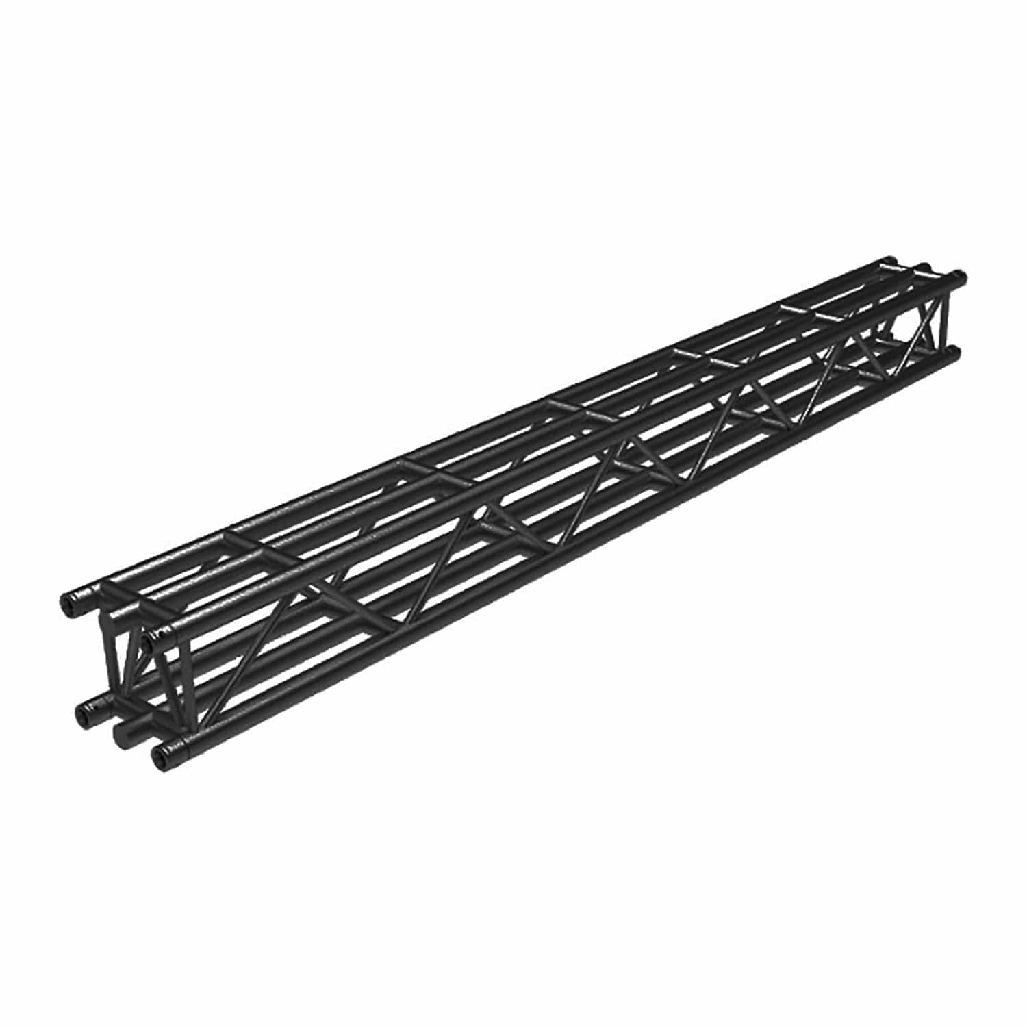 DuraTruss DT36-300-BLK-MTE 9.84-Foot (3-Meter) DT36 Square Truss with 6 ...