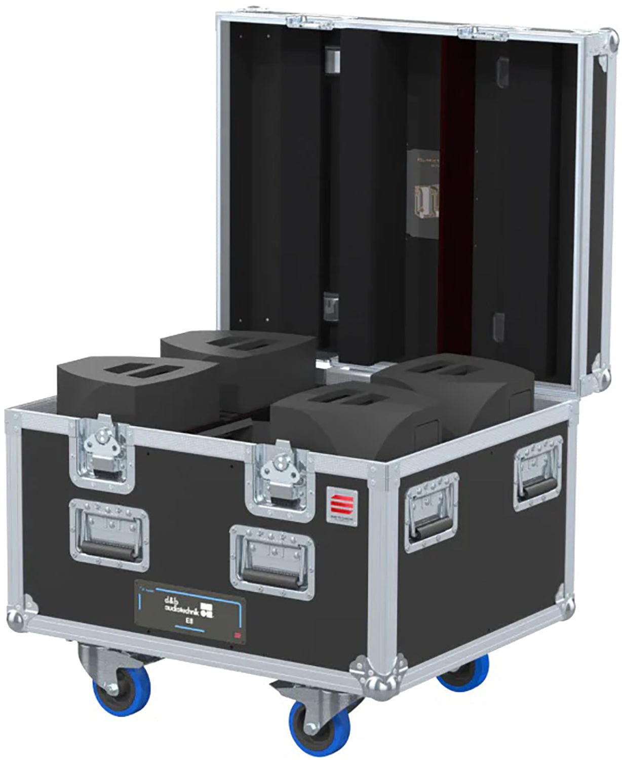 D&B Audiotechnik E7447.000 Touring Case for E8 - Holds 4