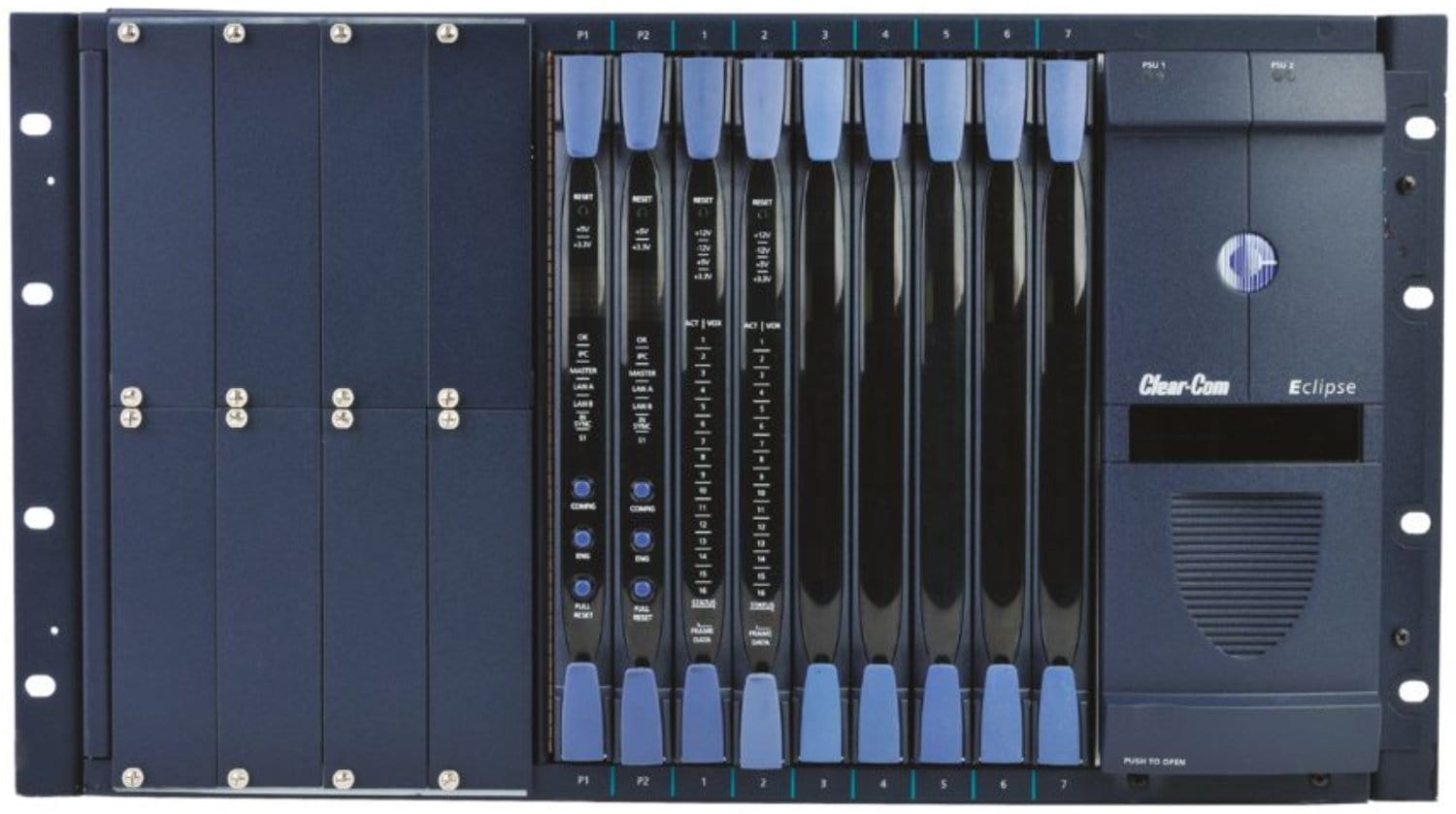 Clear-Com Eclipse HX-MEDIAN-0P Intercom Frame - Blank